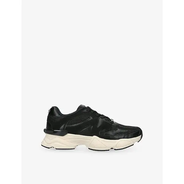 Steve Madden Speeder Woven Trainers - Black
