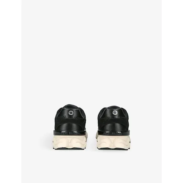 Steve Madden Speeder Woven Trainers - Black