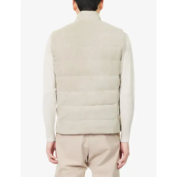 Eleventy Reversible High-neck Gilet