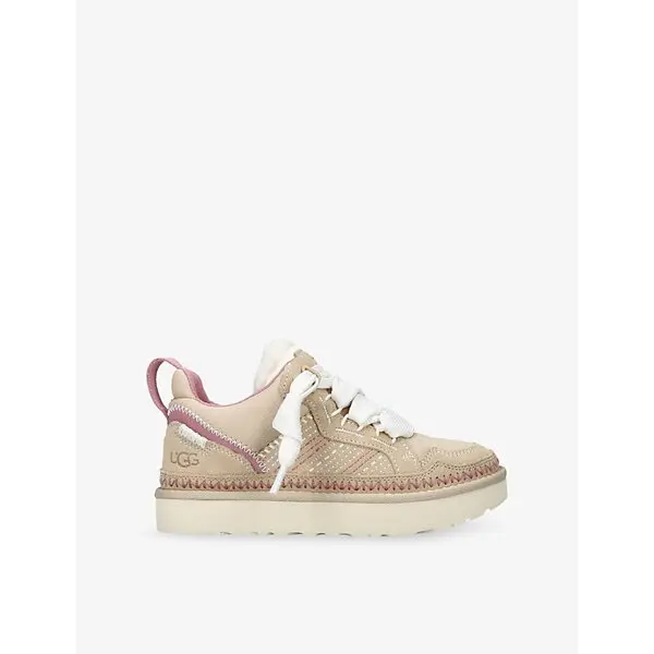 UGG Lowmel Suede And Mesh Trainers