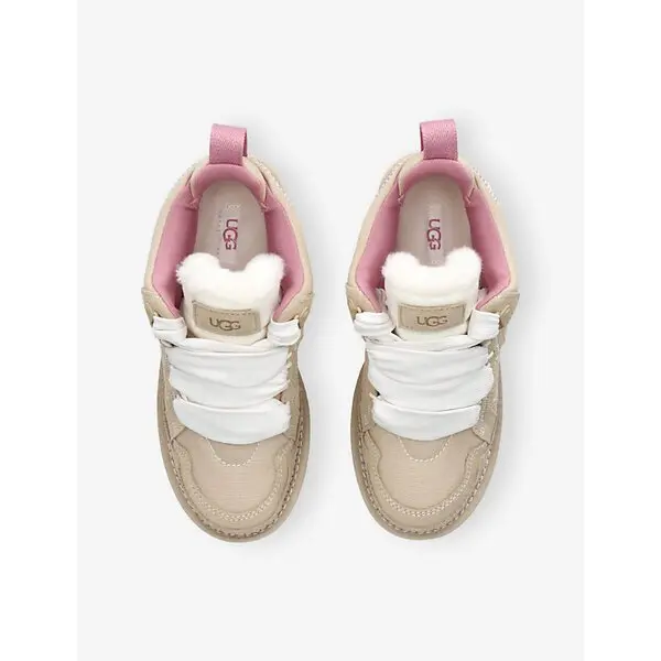 UGG Lowmel Suede And Mesh Trainers