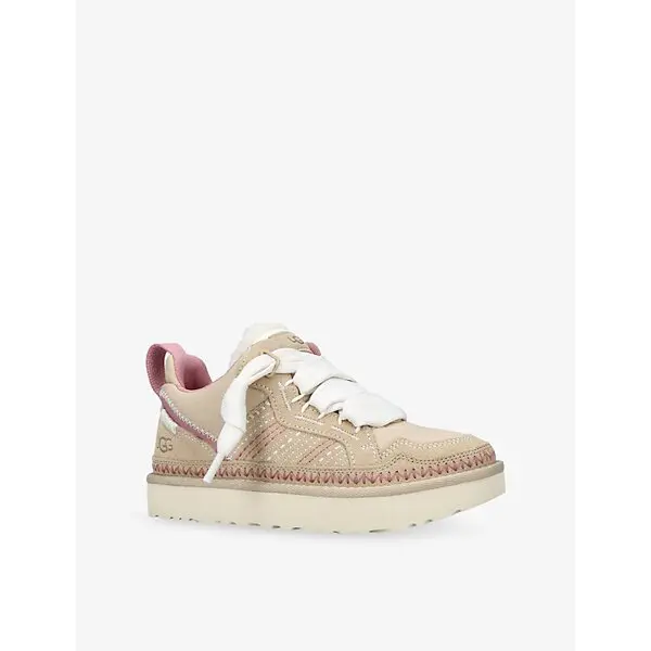 UGG Lowmel Suede And Mesh Trainers