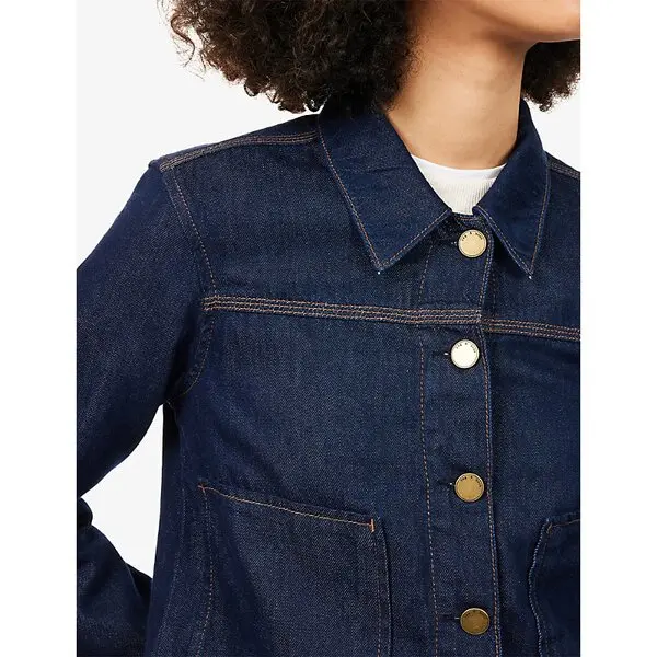 Rag & Bone Boxy-fit Denim Trucker Jacket