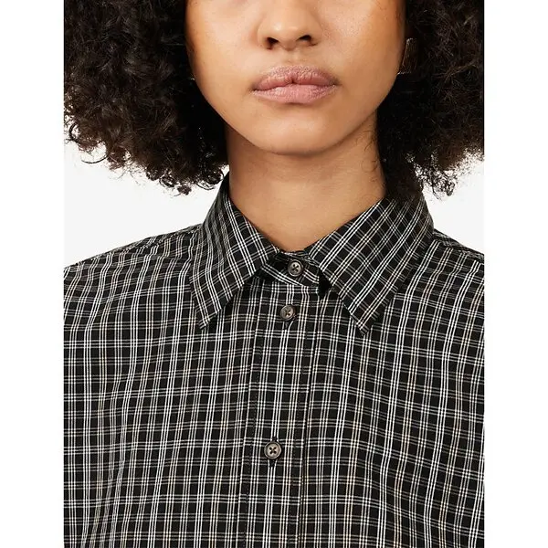 ROHE FRAMES Cinched Checked Cotton Shirt