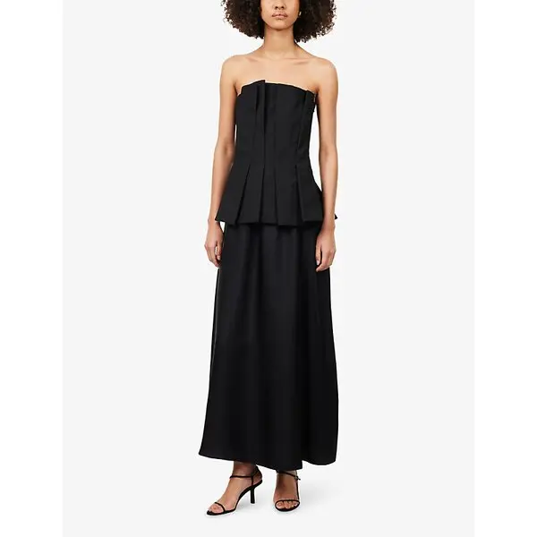 ROHE FRAMES Tulip Bustier Midi Dress