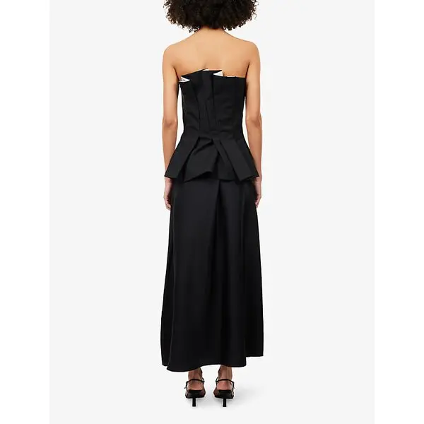 ROHE FRAMES Tulip Bustier Midi Dress