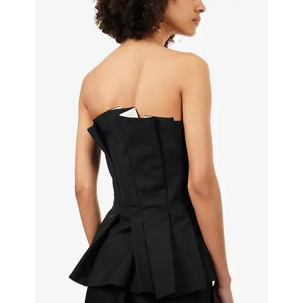 ROHE FRAMES Tulip Bustier Midi Dress