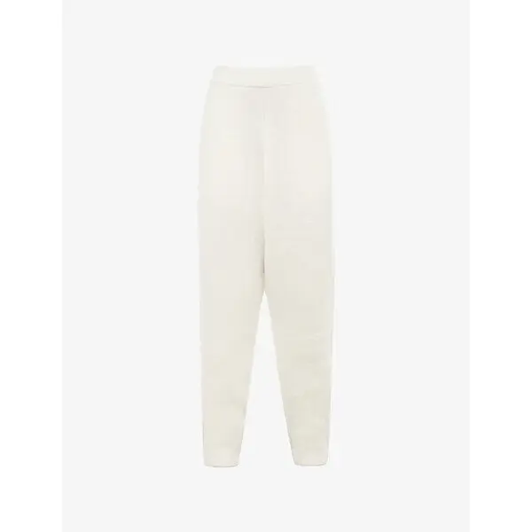 House Of Cb Geena Tapered Knitted Jogging Bottoms - White