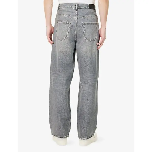 FRAME Baggy Wide-leg Denim Jeans - Ironclad