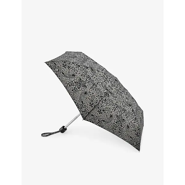 FULTON X Morris & Co. Floral-print Umbrella - Strawberry Thief Pure