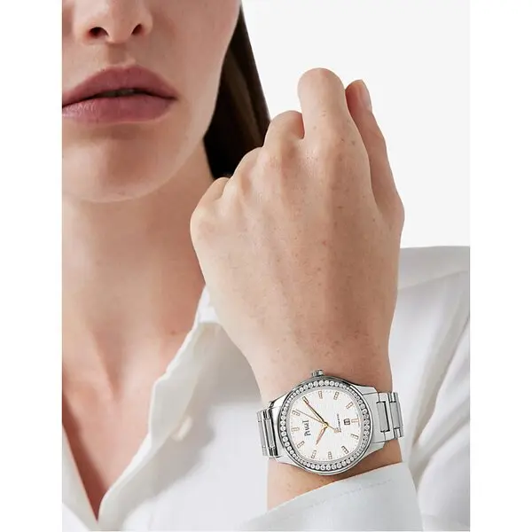 PIAGET Polo Stainless-steel Diamond Watch 36mm