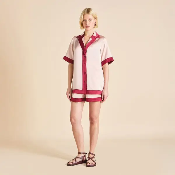Olivia Von Halle Zelda Rose Pajamas - Pink