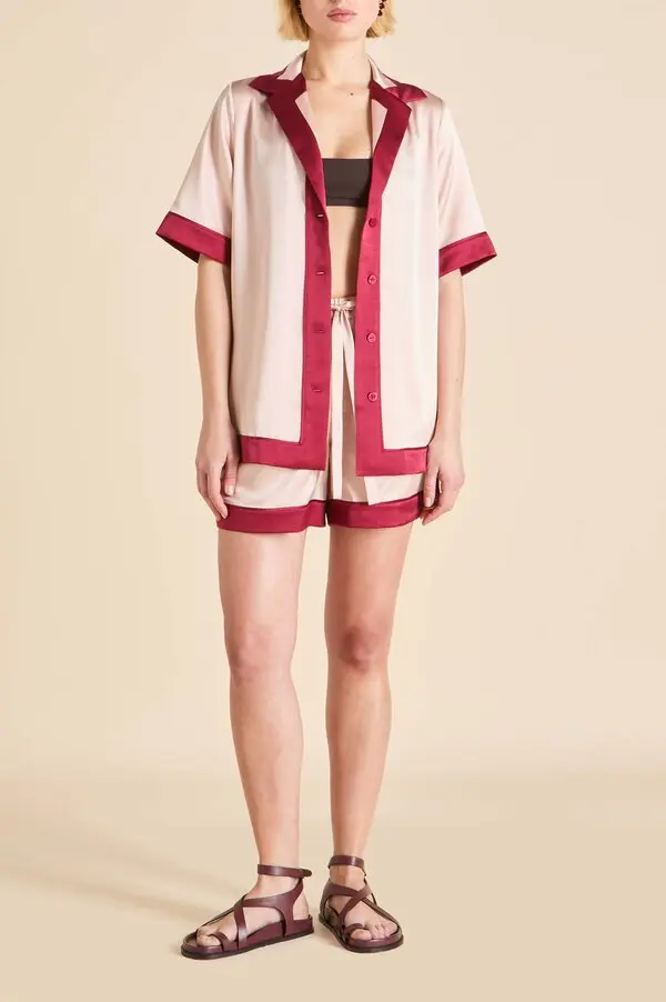 Olivia Von Halle Zelda Rose Pajamas - Pink