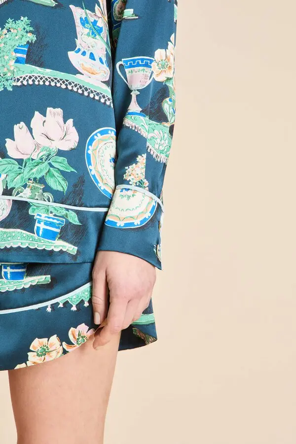 Olivia Von Halle Ebba Giotto Plate Pajamas