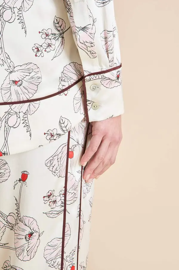 Olivia Von Halle Anita Rosalia Floral Pajamas