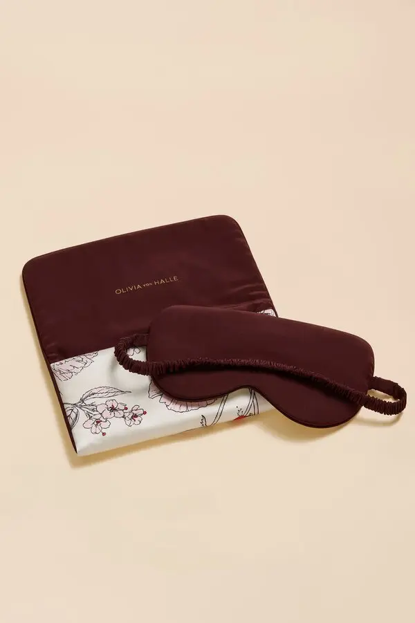 Olivia Von Halle Audrey Rosalia Eye Mask