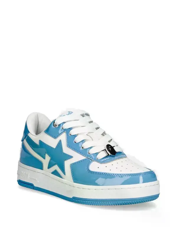 A BATHING APE Star-embellished Low Top Sneakers - Blue