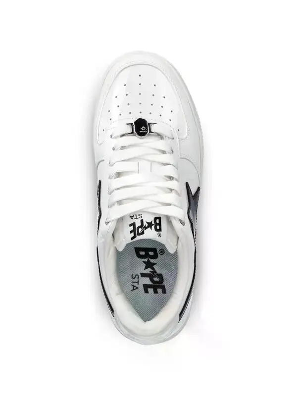 A BATHING APE Star-embellishment Sneakers - White