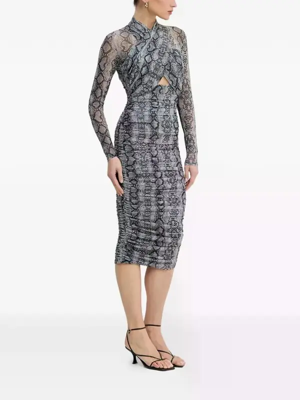 Bardot Aliyah Snake Print Dress