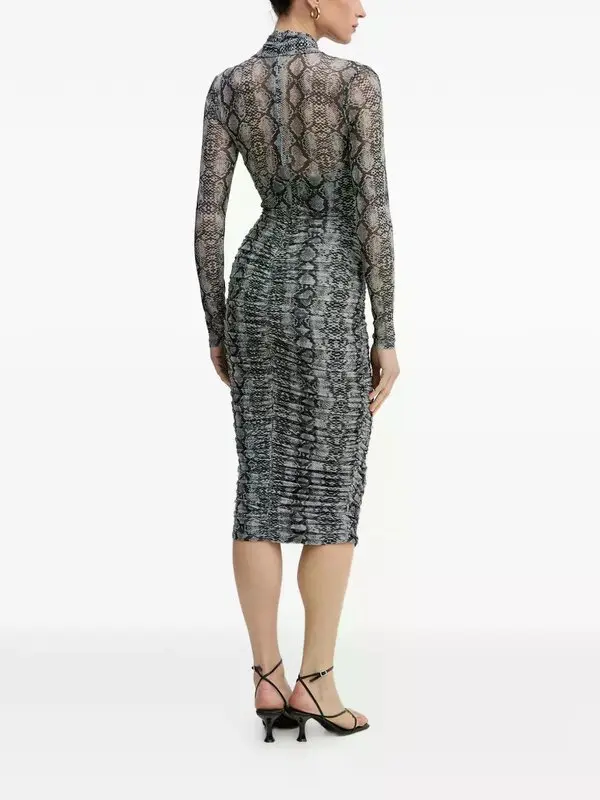 Bardot Aliyah Snake Print Dress