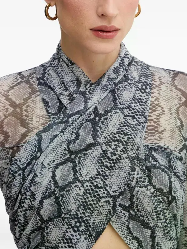 Bardot Aliyah Snake Print Dress