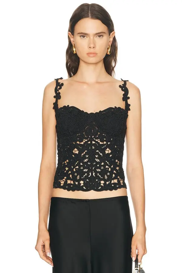 Cult Gaia Zaire Top - Black