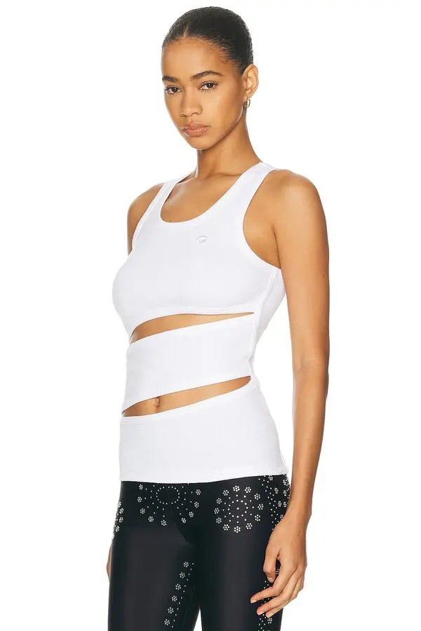 Coperni Spiral Tank Top - White