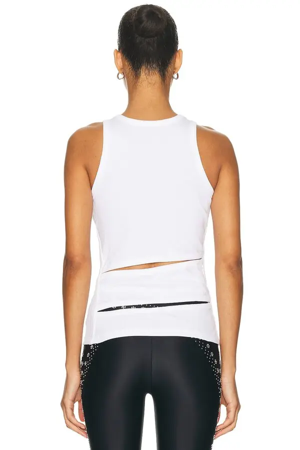 Coperni Spiral Tank Top - White