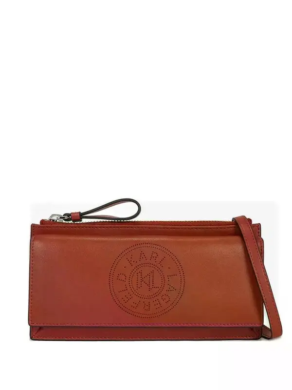 Karl Lagerfeld Logo-detail Crossbody Bag - Red