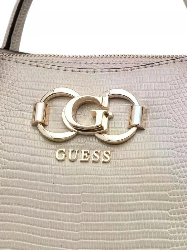 Guess Salinge Lizard-effect Chain Tote Bag