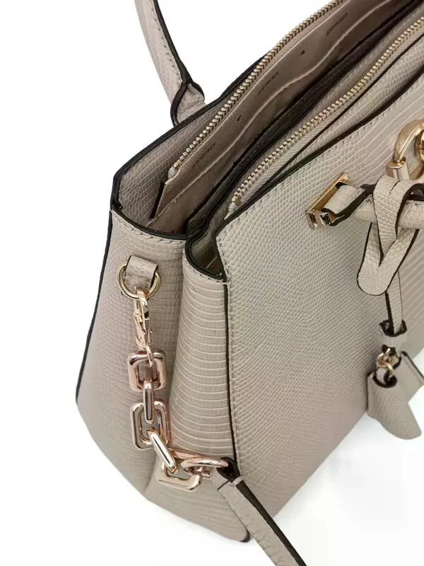 Guess Salinge Lizard-effect Chain Tote Bag