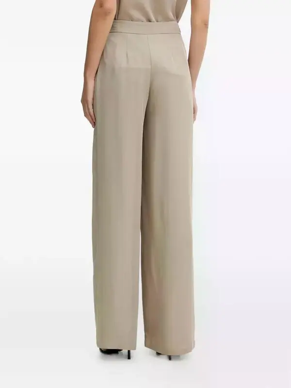 SIMONA CORSELLINI Wide Leg Twisted Trousers