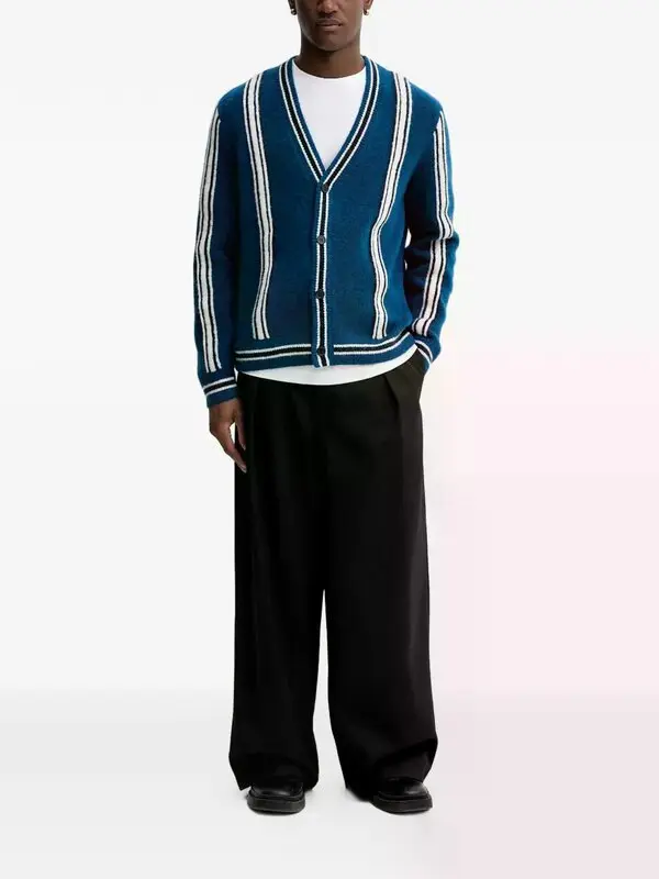 Marc O'polo Striped V-neck Cardigan
