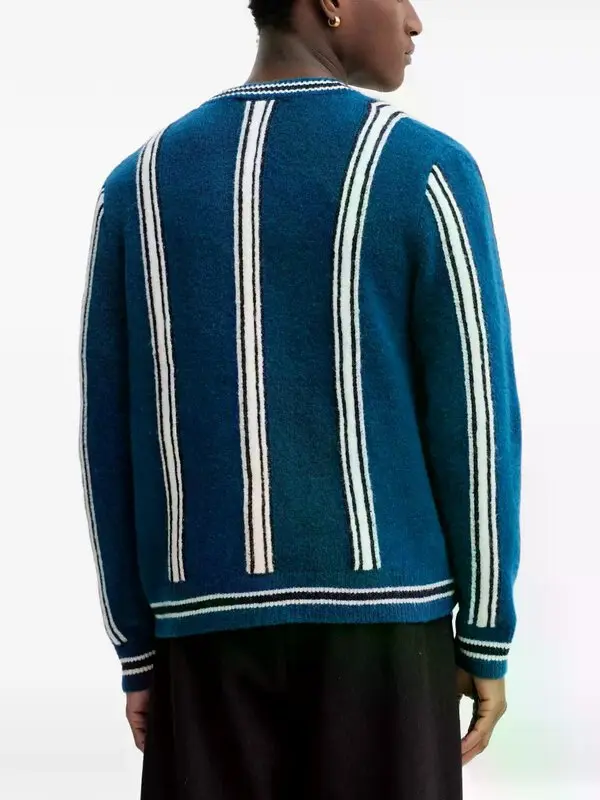 Marc O'polo Striped V-neck Cardigan