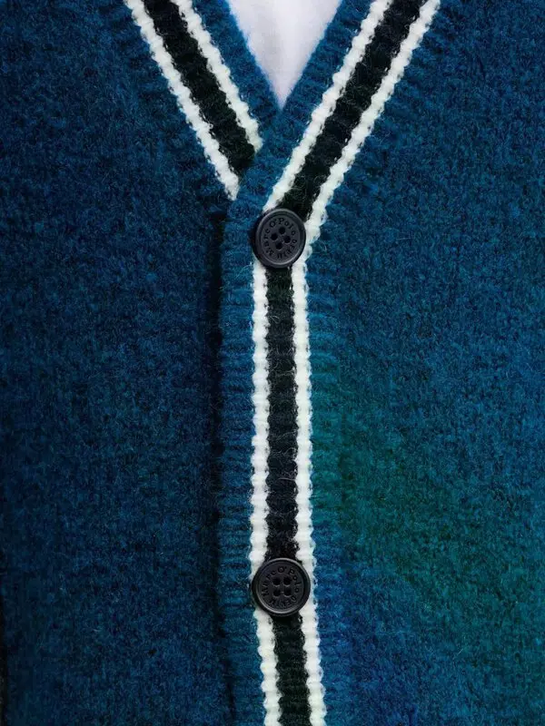 Marc O'polo Striped V-neck Cardigan