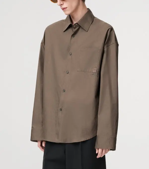 Loewe Cotton-blend Anagram Shirt