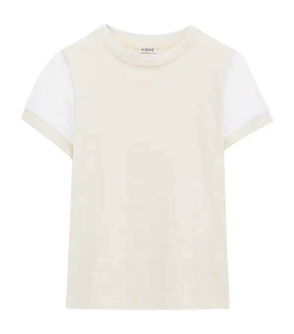 Loewe Stretch-cotton Anagram T-shirt - Yellow