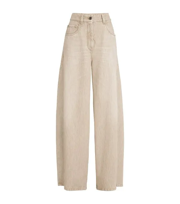 Brunello Cucinelli Wide-leg Jeans