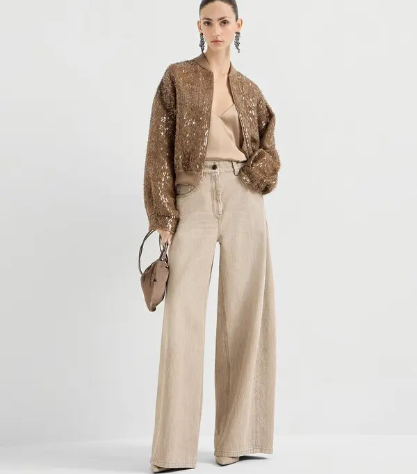 Brunello Cucinelli Wide-leg Jeans