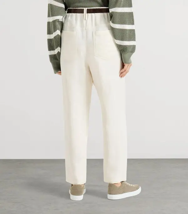 Brunello Cucinelli Embellished Straight Trousers