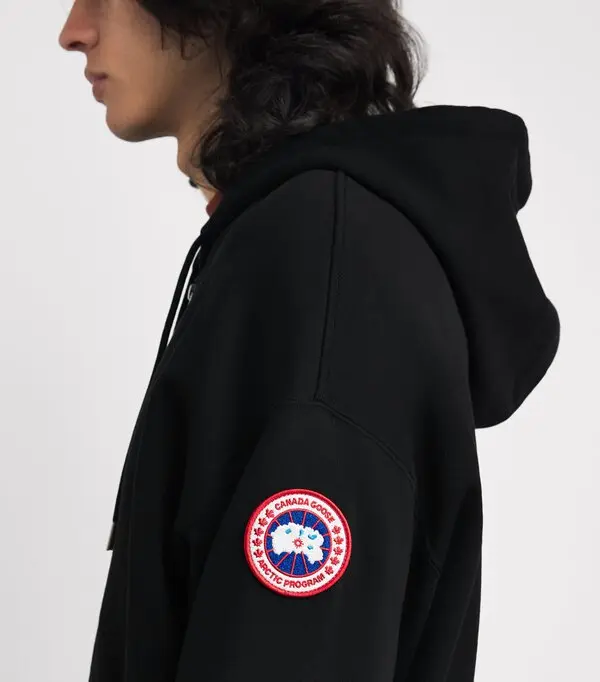 Canada Goose Organic Cotton Rove Zip-up Hoodie - Black