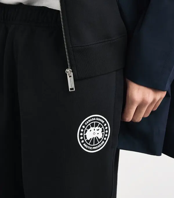 Canada Goose Organic Cotton Printed Rove Sweatpants - Black