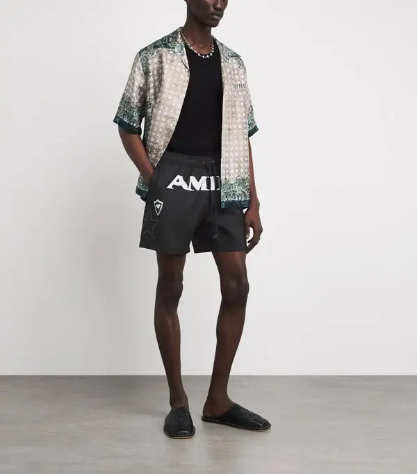Amiri Logo Swim Shorts