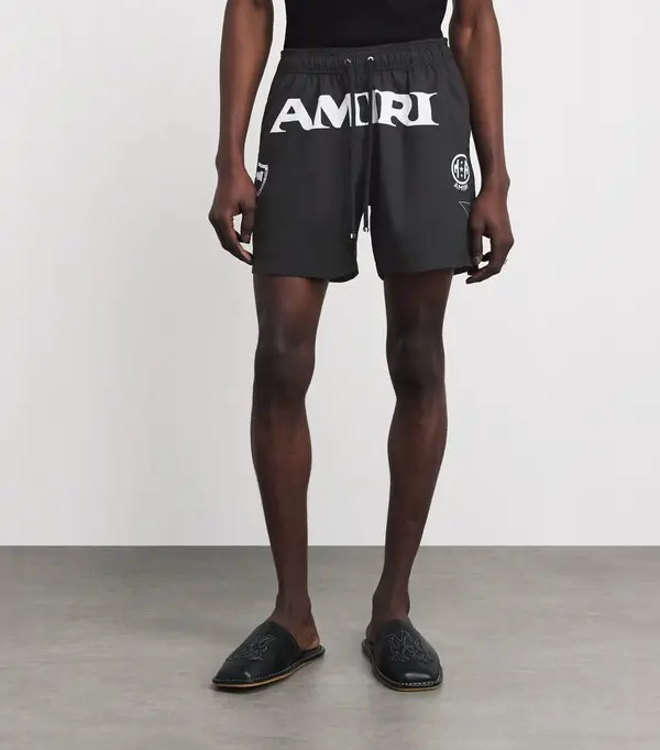 Amiri Logo Swim Shorts