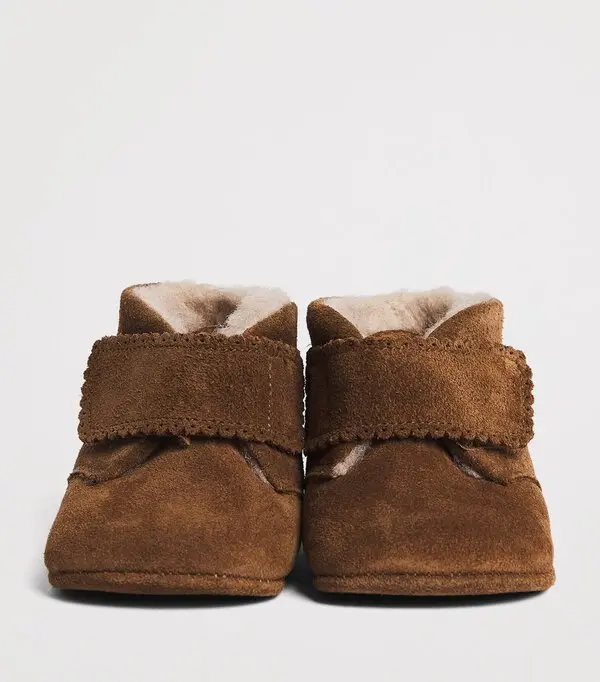 Pepa London Suede Fleece-lined Booties