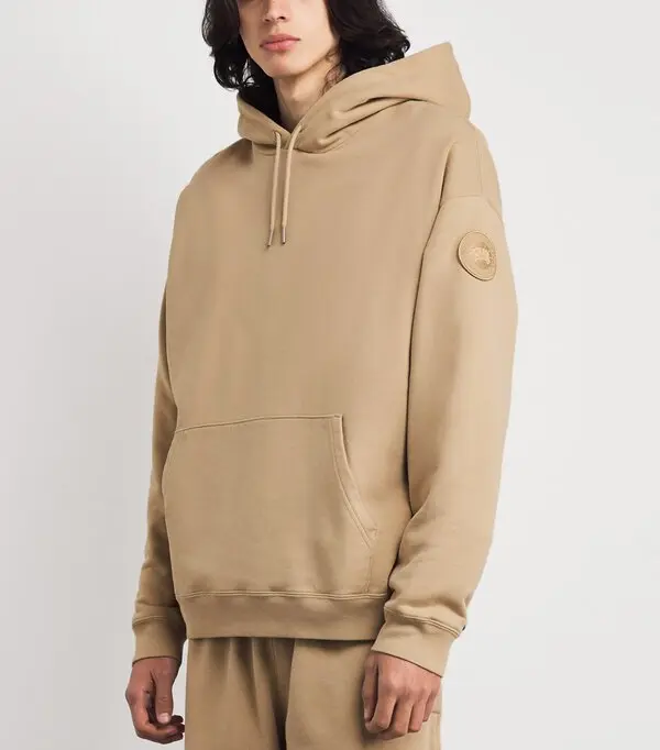 Canada Goose Organic Cotton Tonal Rove Hoodie - Beige
