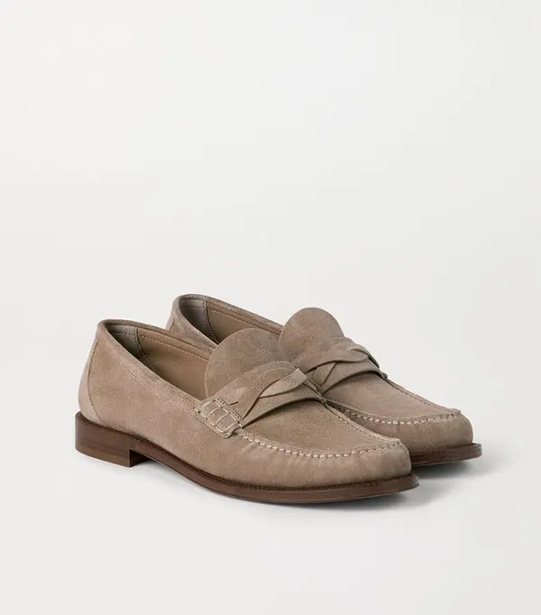 Brunello Cucinelli Suede Loafers