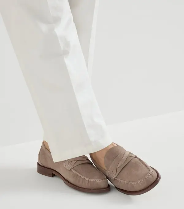 Brunello Cucinelli Suede Loafers