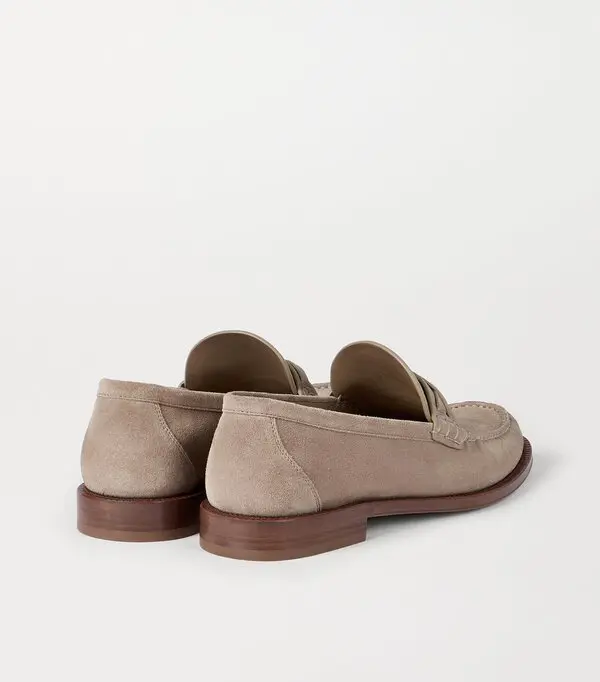 Brunello Cucinelli Suede Loafers