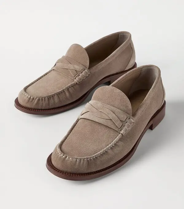 Brunello Cucinelli Suede Loafers